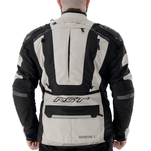 RST Pro Series Adventure-X CE Textile Jacket - Silver / Black - FREE UK ...