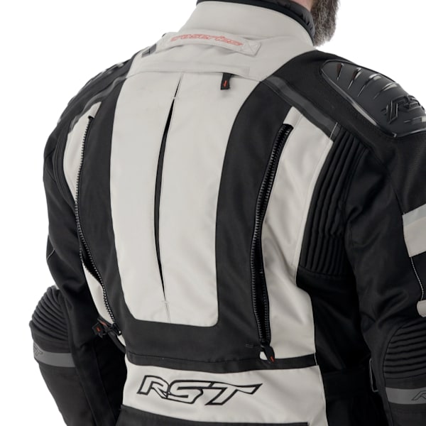 RST Pro Series Adventure-X CE Textile Jacket - Silver / Black - FREE UK ...