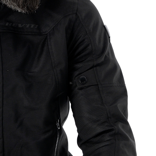 Rev'it Eclipse 2 Textile Jacket - Black - FREE UK DELIVERY