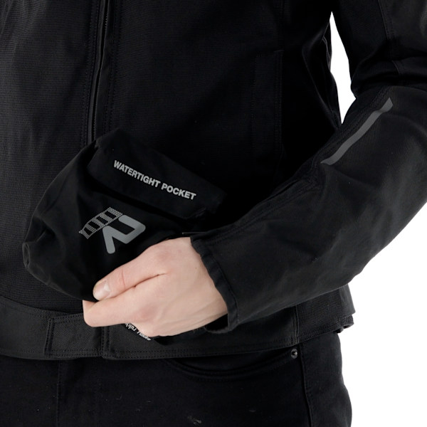 Rukka Spirit-R Textile Jacket - Black / Silver - FREE UK DELIVERY