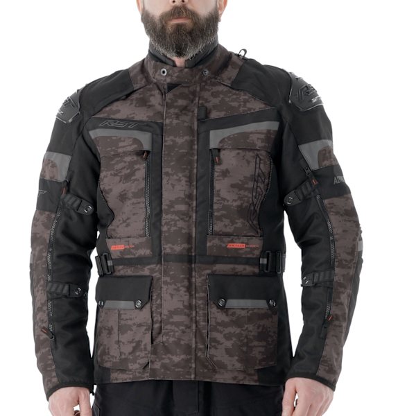 RST Pro Series Adventure-X CE Textile Jacket - Grey Camo - FREE UK DELIVERY
