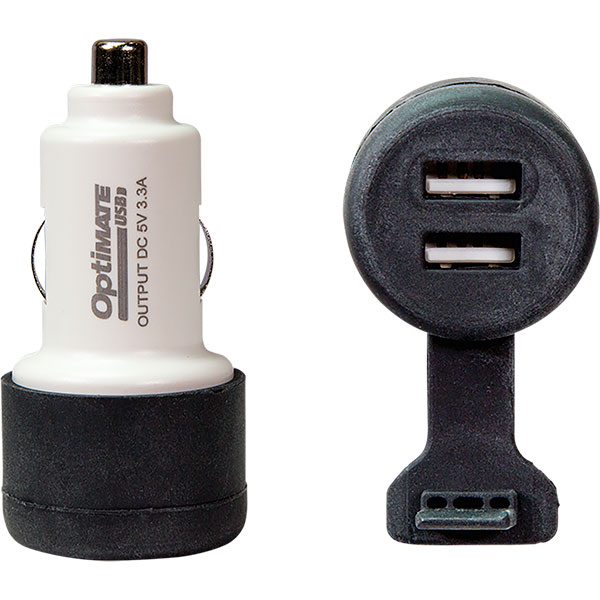 Tecmate Optimate USB-A Dual Charger 3300mA - Cig/Auto connection - FREE ...