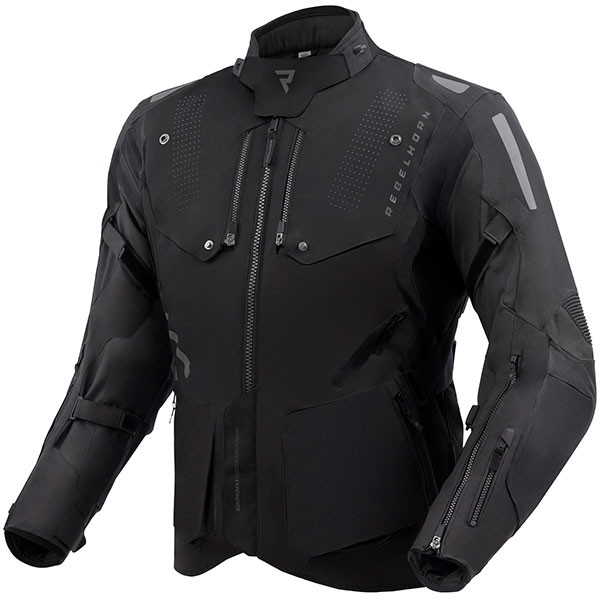 Rebelhorn Hiker IV Textile Jacket - Black - FREE UK DELIVERY