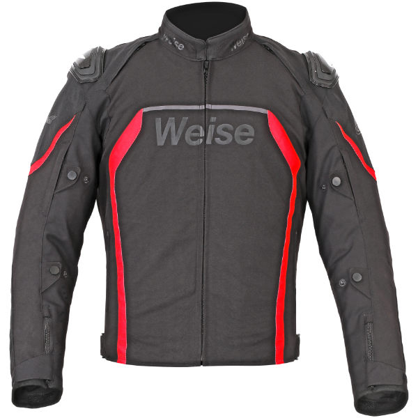 Weise Tornado 2.0 Textile Jacket - Black / Red - FREE UK DELIVERY