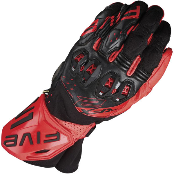 Five RFX2 Evo Gloves - Black / Fluo Red - FREE UK DELIVERY