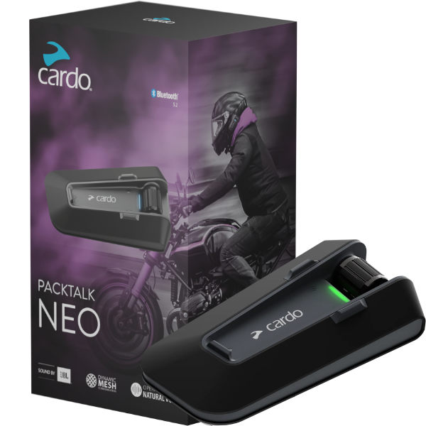 Cardo Packtalk Neo Mesh Intercom - Single - FREE UK DELIVERY