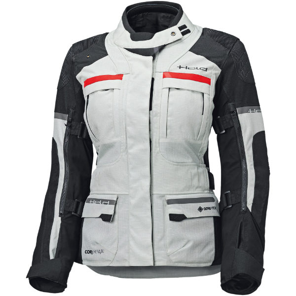 Held Ladies Carese 3 Gore-Tex Textile Jacket - Grey / Black - FREE UK ...