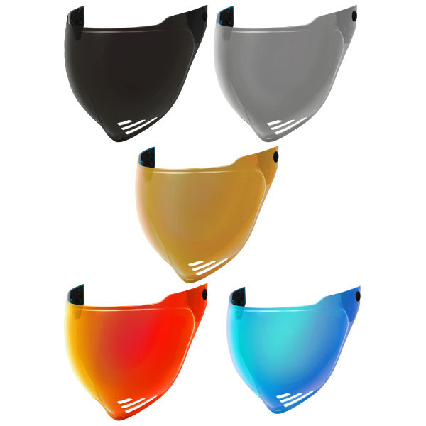 Icon Domain Bubble Race Visor - Not Road Legal - FREE UK DELIVERY