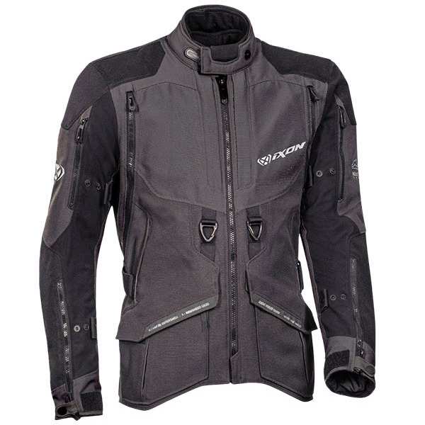 Ixon Ragnar Textile Jacket - Black / Anthracite - FREE UK DELIVERY