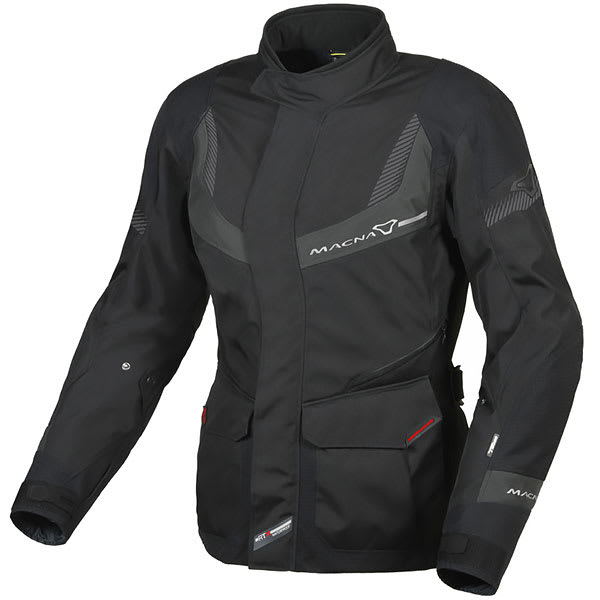 Macna Ladies Rancher Textile Jacket - Black / Grey - FREE UK DELIVERY