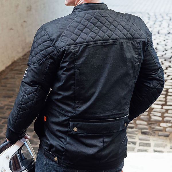 Merlin Edale II Cotec Wax D3O Mens Jacket - Black - FREE UK DELIVERY