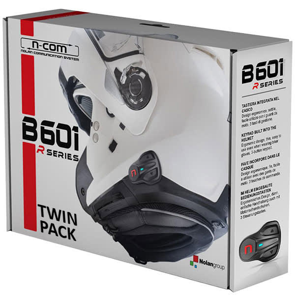 Nolan N-Com B601 R Series Bluetooth Intercom Kit - Twin Pack - FREE UK ...