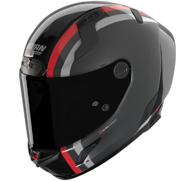 Nolan X-804 RS Ultra Carbon Gemini - Carbon / Red / Anthracite - FREE ...
