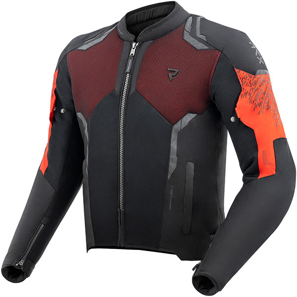 Rebelhorn Jax Textile Jacket - Black / Red - FREE UK DELIVERY
