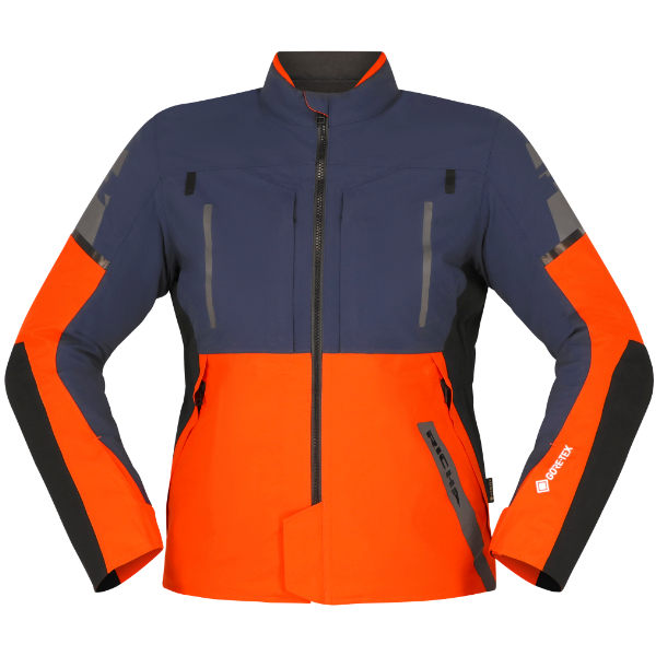Richa Ladies Orion Gore-Tex Textile Jacket - Blue / Orange - FREE UK ...
