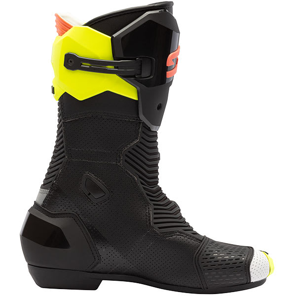 Sidi Mag-2 Air CE Boots - Fluo Yellow / Fluo Coral - FREE UK DELIVERY