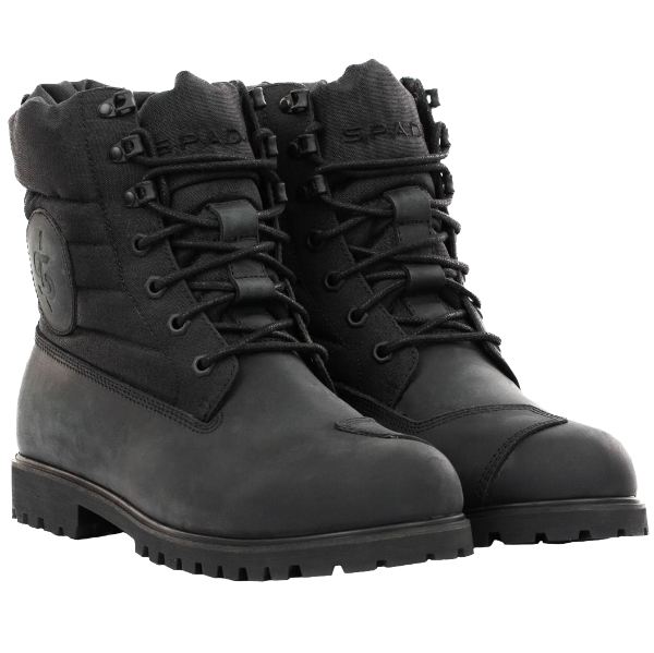 Spada Blackstrike WP Leather Boots - Black - FREE UK DELIVERY
