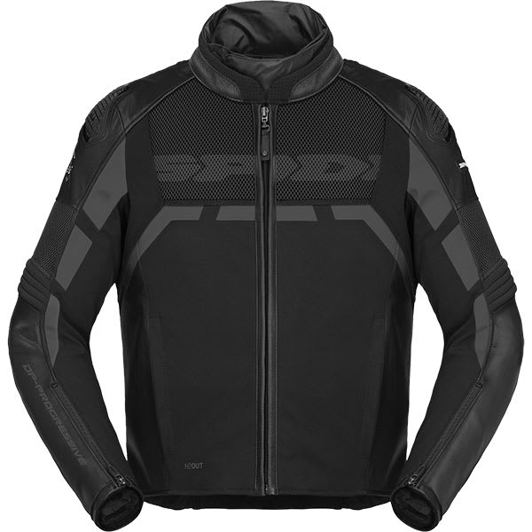 Spidi Rapid H2Out Mixed Jacket - Black / Grey - FREE UK DELIVERY