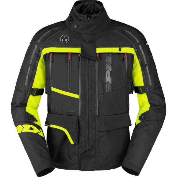 Spidi 4 Season V3 Textile Jacket - Fluo Yellow - FREE UK DELIVERY