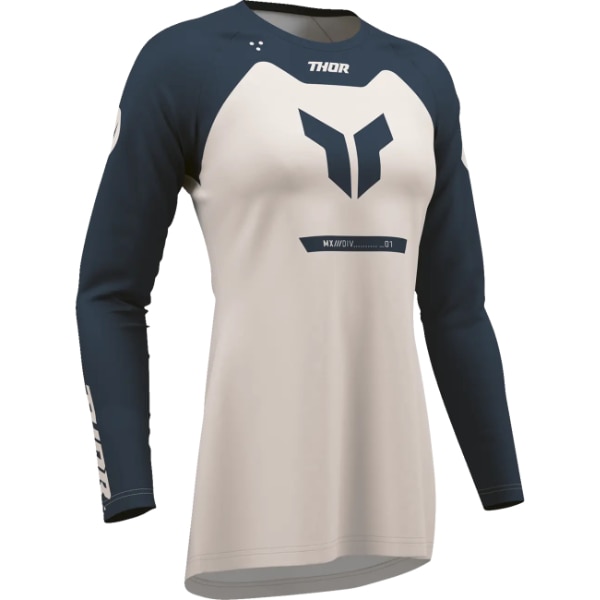 Thor Ladies Ridemode Jersey - Menace Midnight / Dust - FREE UK DELIVERY