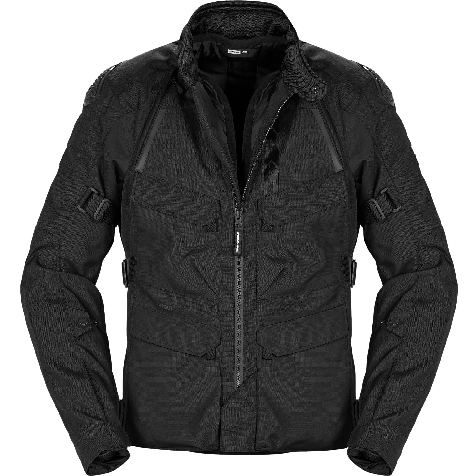 Spidi RW H2Out Textile Jacket - Black - FREE UK DELIVERY
