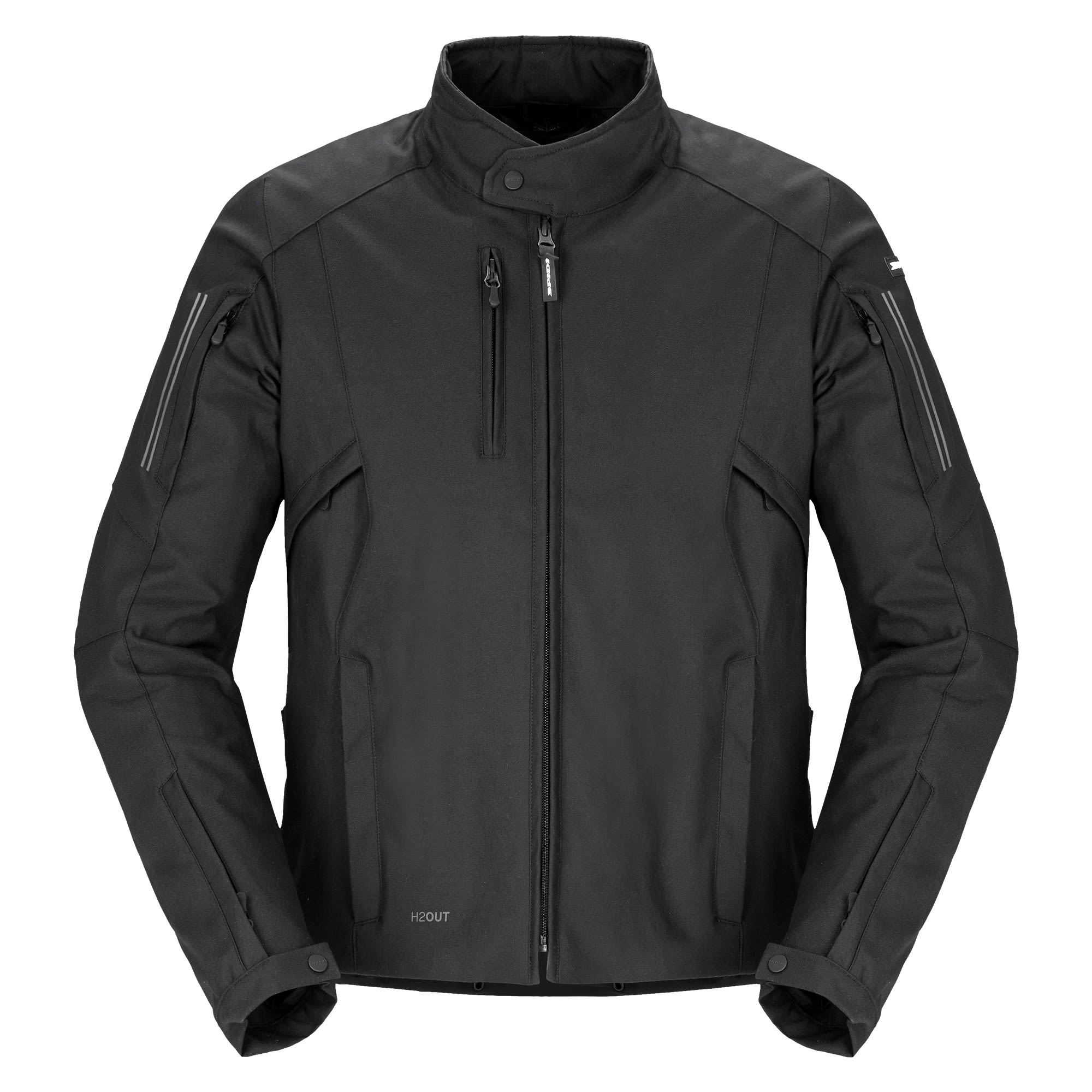 Spidi Stretch H2Out Textile Jacket - Black - FREE UK DELIVERY