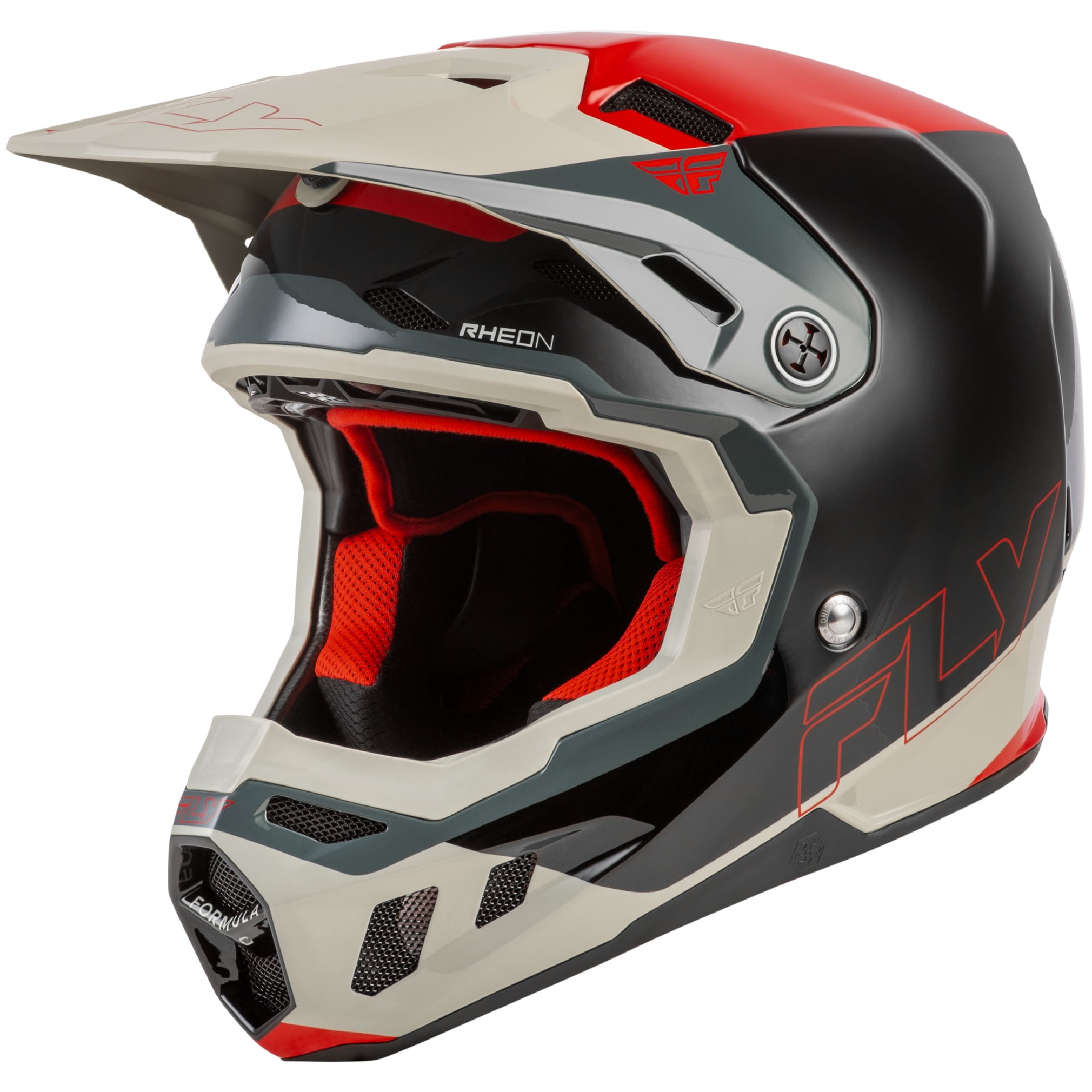 Fly Racing Formula CC - Glide Black / Red / Grey - FREE UK DELIVERY